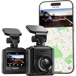 Avylet Mini Vorne Autokamera Dashcam Auto WiFi 2K Ultra Nachtsicht Dashcam (1440P HD