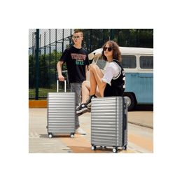 BlingBin Handgepäckkoffer Koffer Hochwertiges ABS-Gepäck