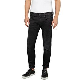 Replay Slim-fit-Jeans ANBASS HYPERFLEX BIO, schwarz