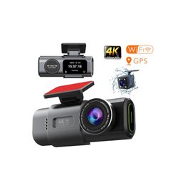 IBETTER Dashcam Auto,2-Kanal 4K+1080P Autokamera