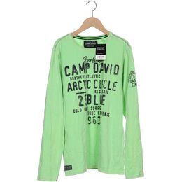 CAMP DAVID Herren Langarmshirt, hellgrün