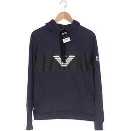 EA7 Emporio Armani Herren Kapuzenpullover, blau