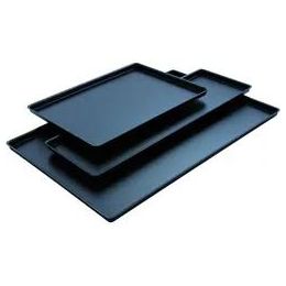 Gastro Schneider ABS Auslagetablett schwarz 400 x 600 x 20 mm, genarbte Oberfläche | Mindestbestellmenge 2 Stück