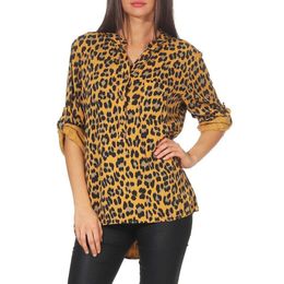 malito more than fashion Schlupfbluse 6702 Animal Print mit 3/4 Armen Einheitsgröße