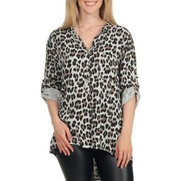 malito more than fashion Schlupfbluse 6702 Animal Print mit 3/4 Armen Einheitsgröße