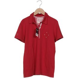 Steinbock Damen Poloshirt, rot, Gr. 38