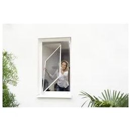 tesa Insektenschutz-Fenster COMFORT 120 x 150 cm anthrazit