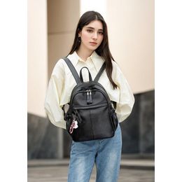 Zorymz Freizeitrucksack Damen Echtleder Modischer Rucksack für Reisen und Freizeit. (1-tlg)