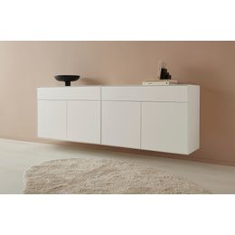 Sideboard LeGer Home by Lena Gercke "Essentials" Sideboards Gr. B/H/T: 224 cm x 74 cm x 42 cm, 2, weiß (warmweiß) Sideboards