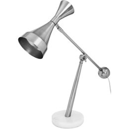 Tischleuchte Kayoom "Cosima" Lampen Gr. Höhe: 65,00 cm, silberfarben (silber) Schreibtischlampe Schreibtischlampen