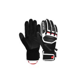 Skihandschuhe Reusch "Pro RC" Gr. 10,5, schwarz-weiß (schwarz, weiß) Damen Handschuhe Sporthandschuhe