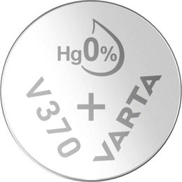 Knopfzelle 370 1.55 v 1 St. 30 mAh Silberoxid silver Coin V370/SR69 NaBli 1 - Varta