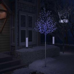 Sweiko - Weihnachtsbaum 600 LEDs Blaues Licht Kirschblüten 300 cm FF51273DE