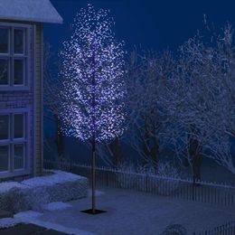 Weihnachtsbaum 2000 LEDs Blaues Licht Kirschblüten 500 cm FF51279DE