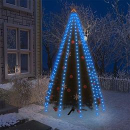 Weihnachtsbaum-Lichternetz mit 250 LEDs Blau 250 - Blau - Prolenta Premium