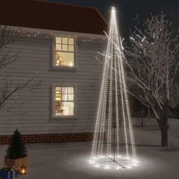 LED-Weihnachtsbaum,Outdoor-Lichterketten Kegelform Kaltweiß 1134 LEDs 230x800 cm vidaXL