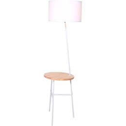Stehlampe Salesfever "Afini" Lampen Gr. Ø 40 cm Höhe: 155 cm, weiß Standleuchte Stehlampe Standleuchten