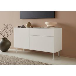 Lowboard LeGer Home by Lena Gercke "Essentials" Sideboards Gr. B/H/T: 127 cm x 72 cm x 42 cm, 2, weiß (warmweiß) Lowboards