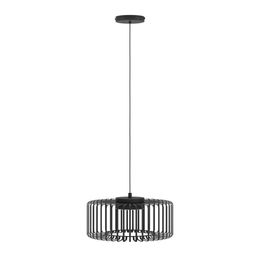 Hängeleuchte Eglo "GINESTRONE-Z" Lampen Gr. Ø 45,00 cm Höhe: 110,00 cm, schwarz-weiß (schwarz weiß) LED Hängeleuchten und Pendelleuchten