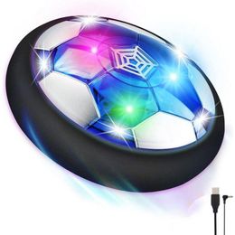 DTC GmbH Spielball Air Power Fussball Geschenke LED Wiederaufladbar Indoor Fußball