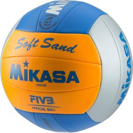 Mikasa Volleyball Beach-Volleyb. Soft Sand VXS-2 GRAU/ORANGE/BLAU