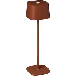LED Tischleuchte Konstsmide "Capri" Lampen Gr. Ø 10 cm Höhe: 36 cm, orange (terrakotta) LED Tischlampen