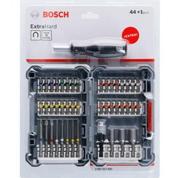 Bosch - Schraubendreher-Set 44tlg. Pick & Click extra hart + manueller Schraubendreher