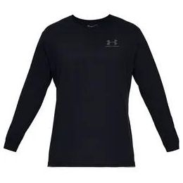 Herren T-Shirt Under Armour SPORTSTYLE LEFT CHEST LS schwarz, M - Schwarz - M