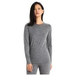 Damen T-Shirt Icebreaker 200 Oasis LS Crewe L - grau - L