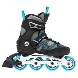 Damen Inline Skates K2 Alexis 80 Alu - Blau,Schwarz - EUR 38