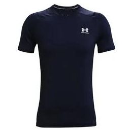 Herren T-Shirt Under Armour HG Armour Fitted SS-NVY XXL - Blau - XXL