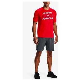 T-Shirt Under Armour UA Tech 2.0 WM Graphic SS-RED - Rot - L