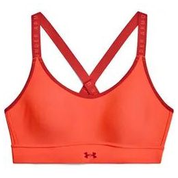 Sport BH Under Armour Infinity Mid Covered-ORG XS - orange - XS