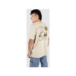 Quiksilver Tropical Breeze Mor T-Shirt plaza taupe