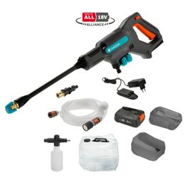 Gardena Hochdruckreiniger Akku-Mitteldruckreiniger AquaClean 24/18V P4A Prem