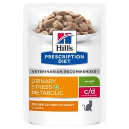 Hill's Hill's Prescription Diet c/d Urinary Stress + Metabolic mit Huhn 12x85 g