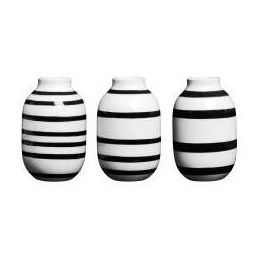 KÄHLER DESIGN Kähler Omaggio Miniatur Vasen schwarz 3 Stck. (12800)