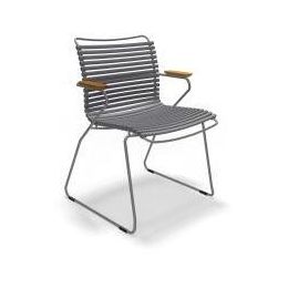 Houe CLICK Dining chair mit Bambusarmlehnen Dark grey