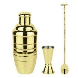 Sambonet Paderno Cocktail Set Starter Gold 3-teilig