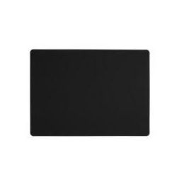 Asa Selection soft leather placemats Tischset, charcoal schwarz matt