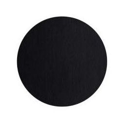Asa Selection leather optic Tischset rund, schwarz schwarz matt