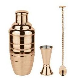 Sambonet Paderno Cocktail Set Starter Kupfer 3-teilig