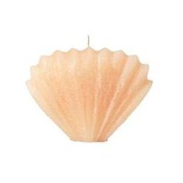 Broste Copenhagen Seashell Mussel Skulptur-Kerze Apricot Cream