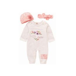 Daisred Schlafoverall Baby Overall Strampler Pyjama Baumwolle Schlafanzug