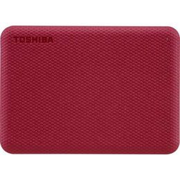 Toshiba Canvio Advance 2 TB Externe Festplatte 6.35 cm (2.5 Zoll) USB 3.2 Gen 1 Rot HDTCA20ER3AA