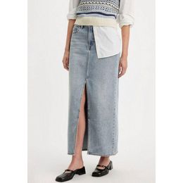 Levi's Levi's® Jeansrock Ankle Column Skirt, blau