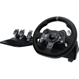 Logitech G G920 Driving Force Racing Wheel USB - EMEA Gaming-Lenkrad, schwarz