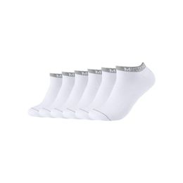 Mustang Sneakersocken (6er-Pack) mit softem Materialmix, weiß