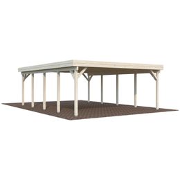 Doppelcarport Palmako "Karl" Carports beige (natur) Carports