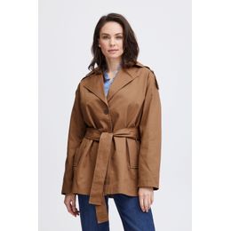 Kurzjacke Fransa "Fransa FRNINA" Gr. l, braun (coca mocha) Damen Jacken Kurze